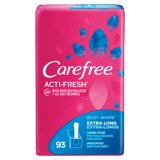 Carefree Extra Long Body Shape Panty Liner, Unscented, 93ct - Walmart.com