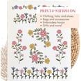 Flower Lines Designed Flower Border Patterns Embroidery Patterns ...