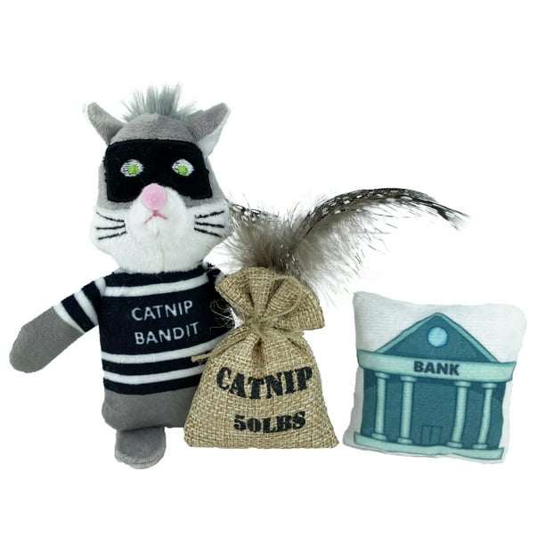 Vibrant Life Catnip Bandit Cat Toy, 3 Pieces - Walmart.com
