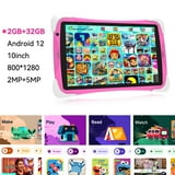 10.1'' Android 12 Kids Tablet, 32GB, WiFi, Preinstalled Apps with ...