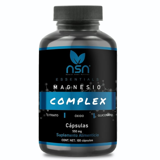 Magnesio Complex | gluconato, citrato y oxido Natural SmartNutrition Essentials | Walmart en línea