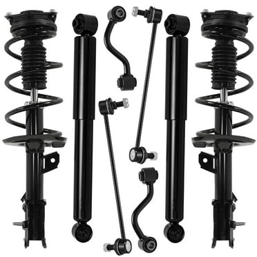Detroit Axle - AWD Front Struts & Coil Spring + Rear Shock Absorbers ...