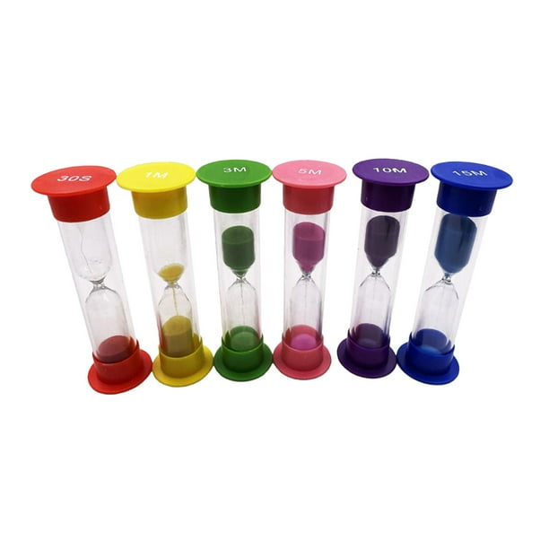 6 Pieces Hourglass Timer Time Management Sand Clock Timer for ...