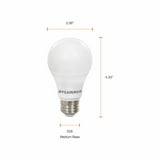 Sylvania LED Light Bulb, A19, 8.5W, Medium Base, 5000K Daylight, 800 Lumens, 4 Pack - Walmart.com