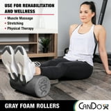 CanDo Plus Foam Roller for physical therapy, massage, and sport ...