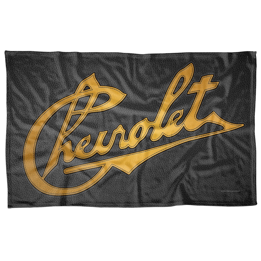 Chevrolet Blanket, 36'x58' Stitched Chevy Script Fleece Blanket ...