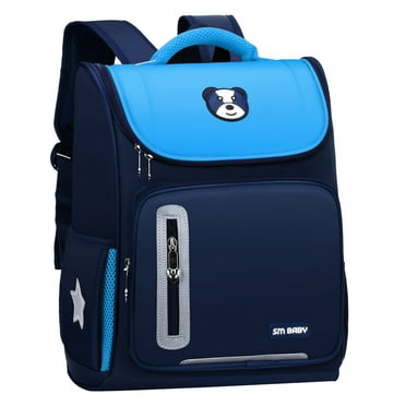 Lvelia Lightweight School Backpack for Boys, Blue Kids' Book Bag ...