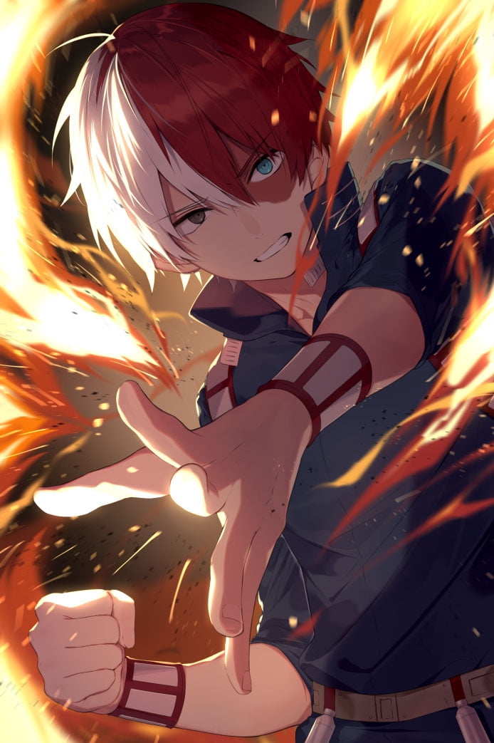 Anime My Hero Academia Shoto Todoroki - Poster 12 x 18 inch Poster ...
