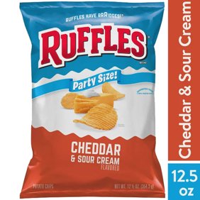 Ruffles Potato Chips Lime & Jalapeno Flavored 8 Oz - 2 Pack - Walmart.com