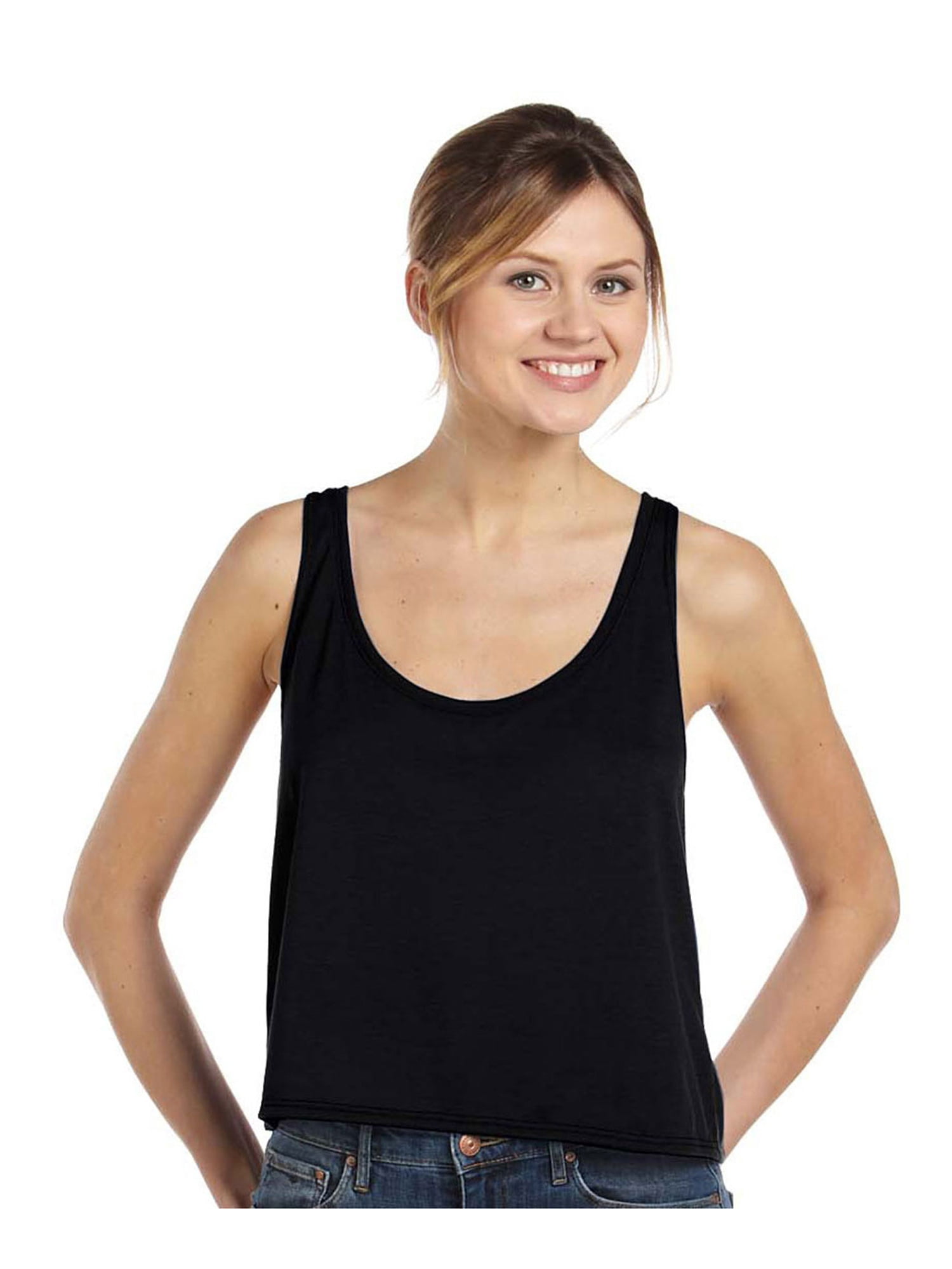 Bella Canvas Women's Flowy Boxy Boxy Fit Cropped Tank Top, Style B8880 ...