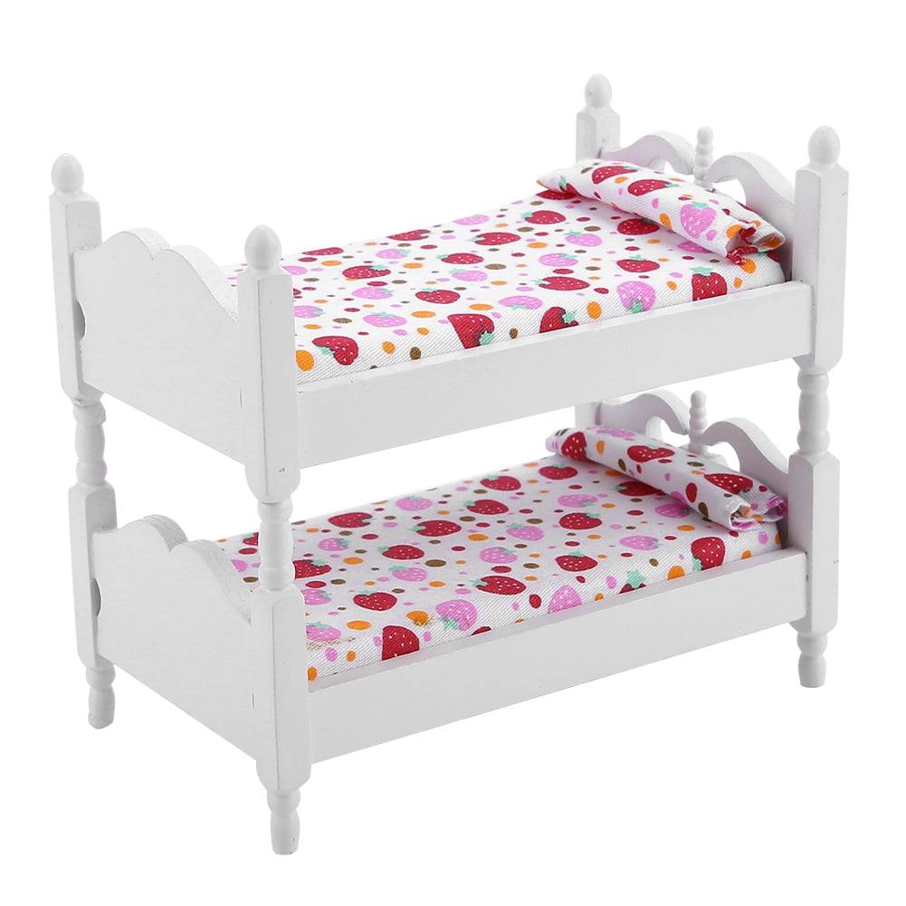 Click here for Estink Mini Doll House Bunk Bed Toy  Bedroom Model... prices