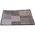 Vinsan Indian Handmade Silk Patchwork Kantha Bedspread Quilts ...