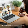 ViewSonic VB-CAM-002 1080p FHD Webcam with Built-in Microphone, Privacy ...