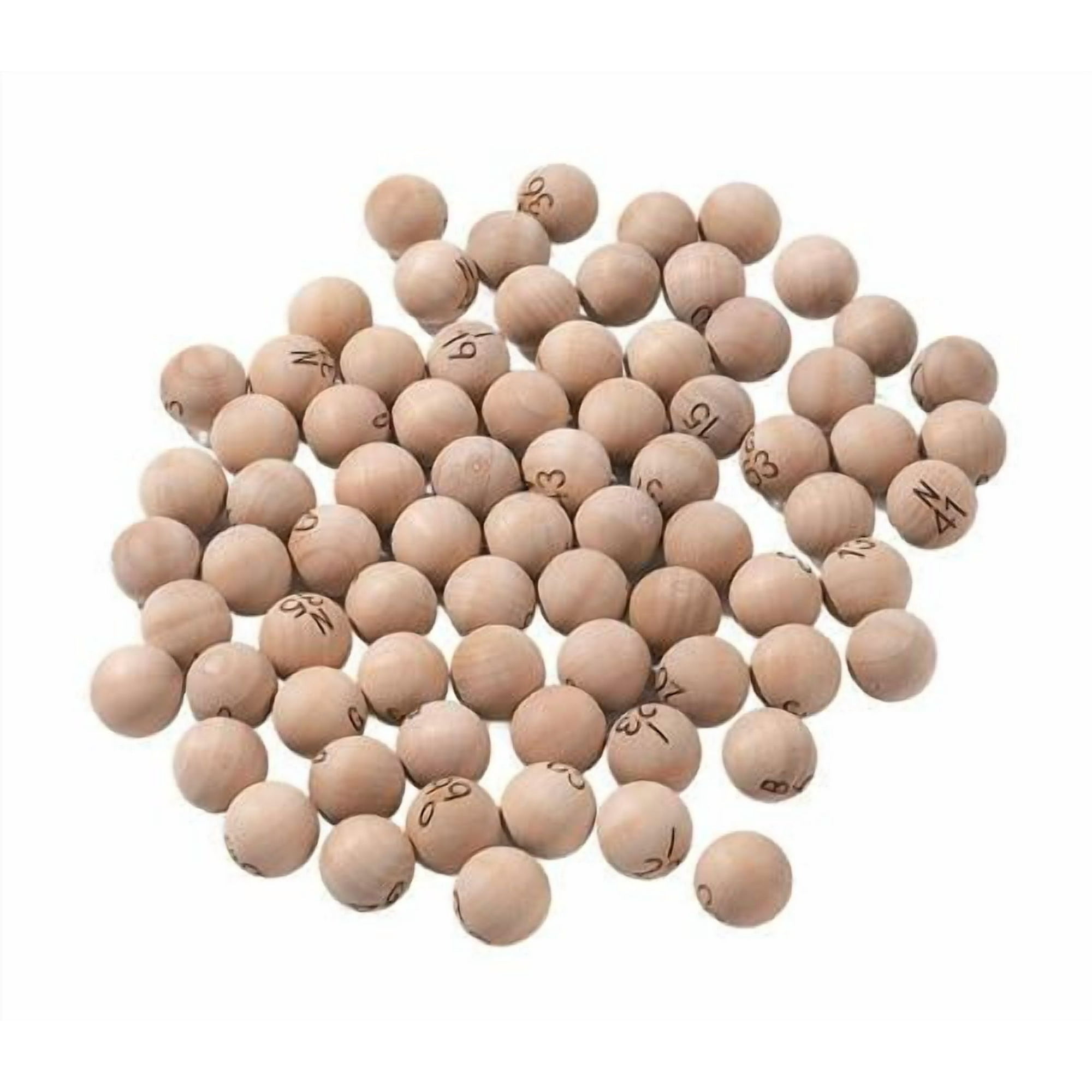 Click here for Shisuyan 75pcs Wooden Bingo Balls Set - Wood Numbe... prices