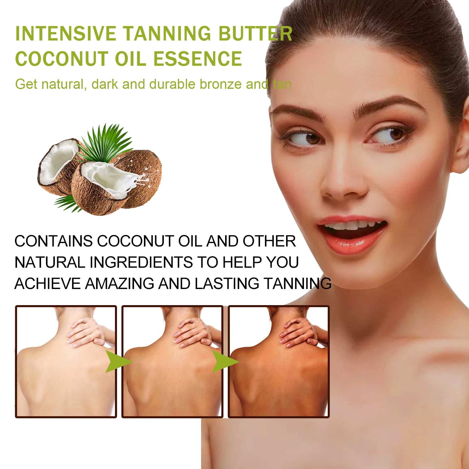 3 Pcs Beurre de Bronzage Intensif, Bronzage Extérieur Aide à Bronzer ...
