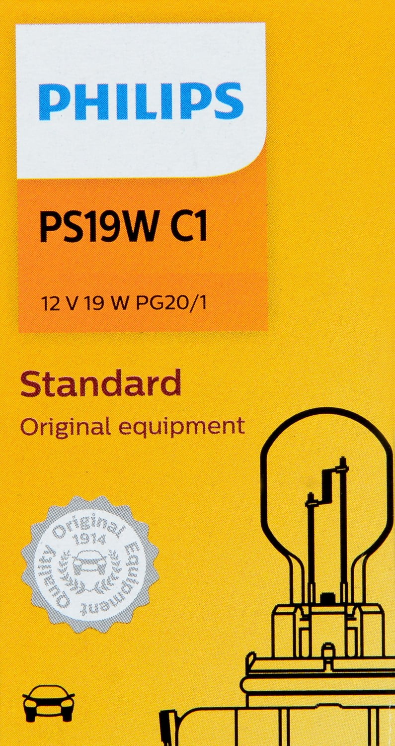 Philips Hipervision Bulb Ps19W, Pg20/1, Glass, Always Change In Pairs ...