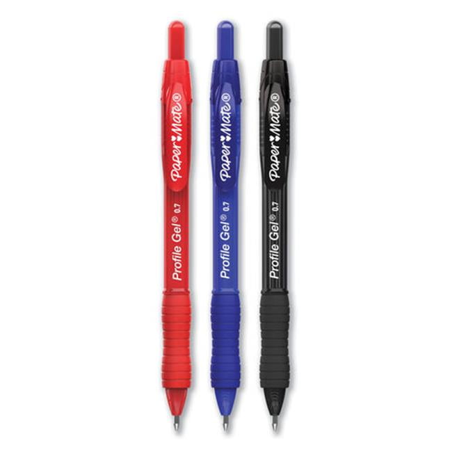 Papermate 2095446 0.7 mm Profile Retractable Gel Pen, Assorted Ink - 36 ...