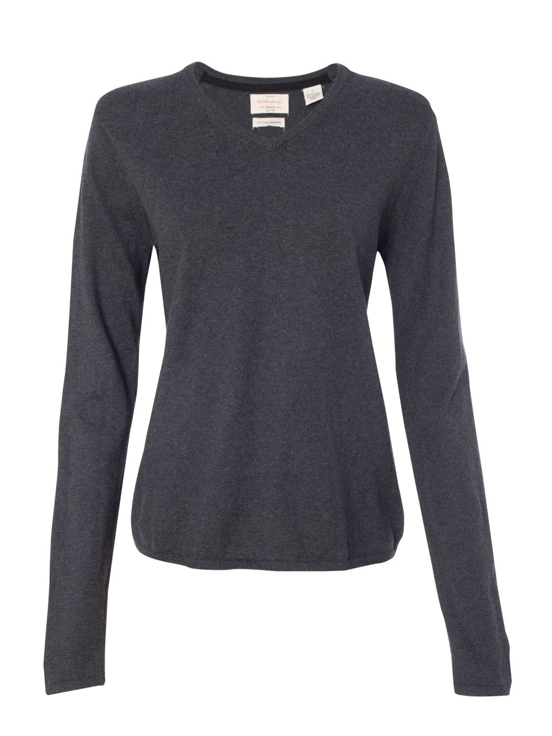 Weatherproof B26352096 Womens Vintage Cotton Cashmere V-Neck Sweater ...