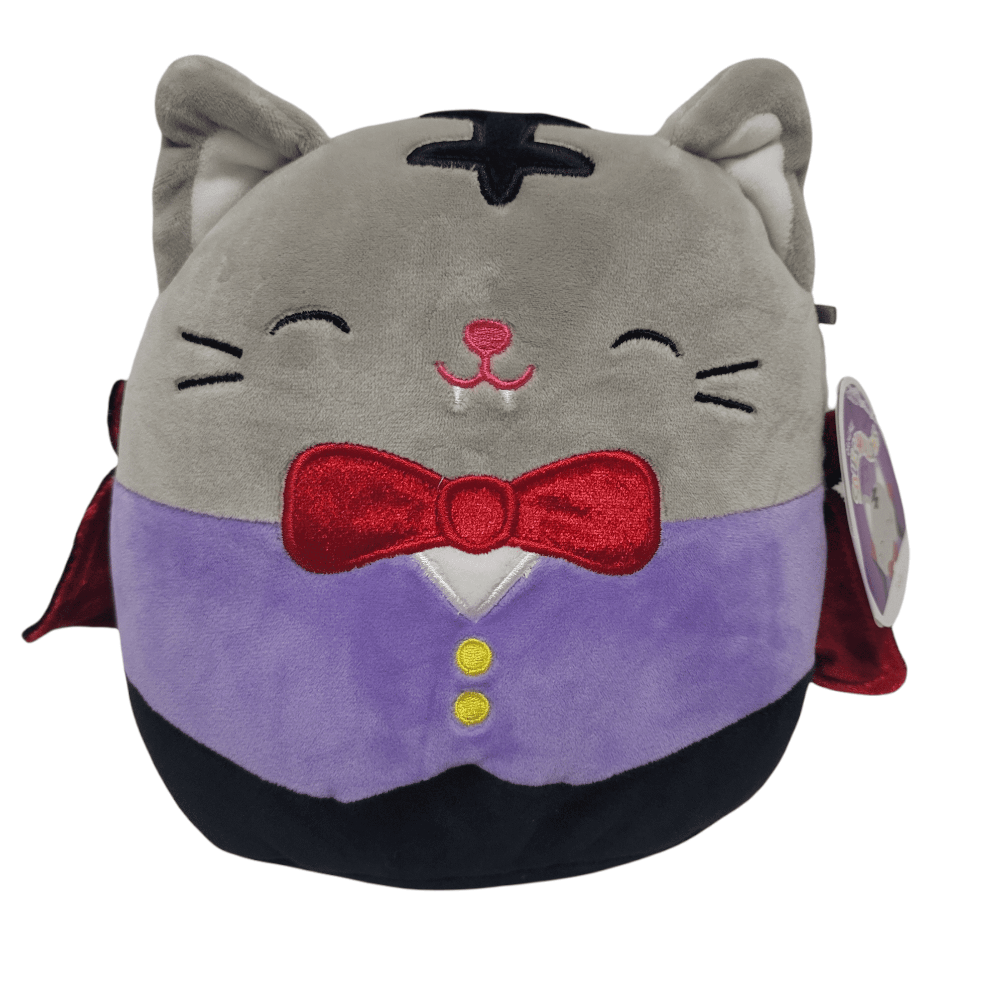 Squishmallows Official Kellytoy Plush Toy 8 Tally The Vampire Cat