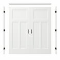 72" x 80" T Shape Double Doors with French Door Ready-to-Assemble Jamb ...