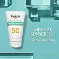 Eucerin Sun Sensitive Mineral Sunscreen Lotion SPF 50 With Zinc Oxide ...