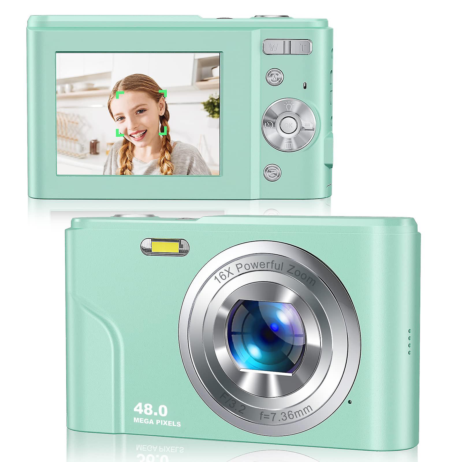 Digital Camera 1080P/48MP/16x Zoom Silver 5-Piece Green | Walmart en línea