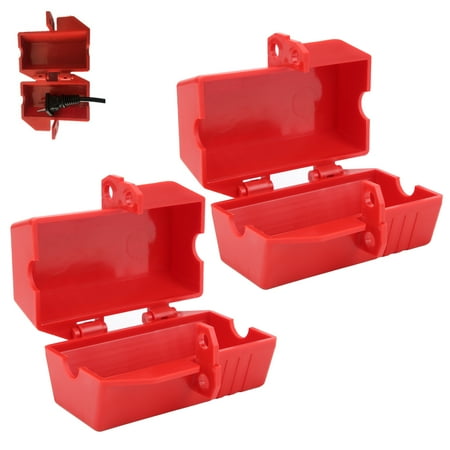 Spptty Tagout Plug Lock,LOTO Plug Lock,2PCS Lockout Plug Lock For ...