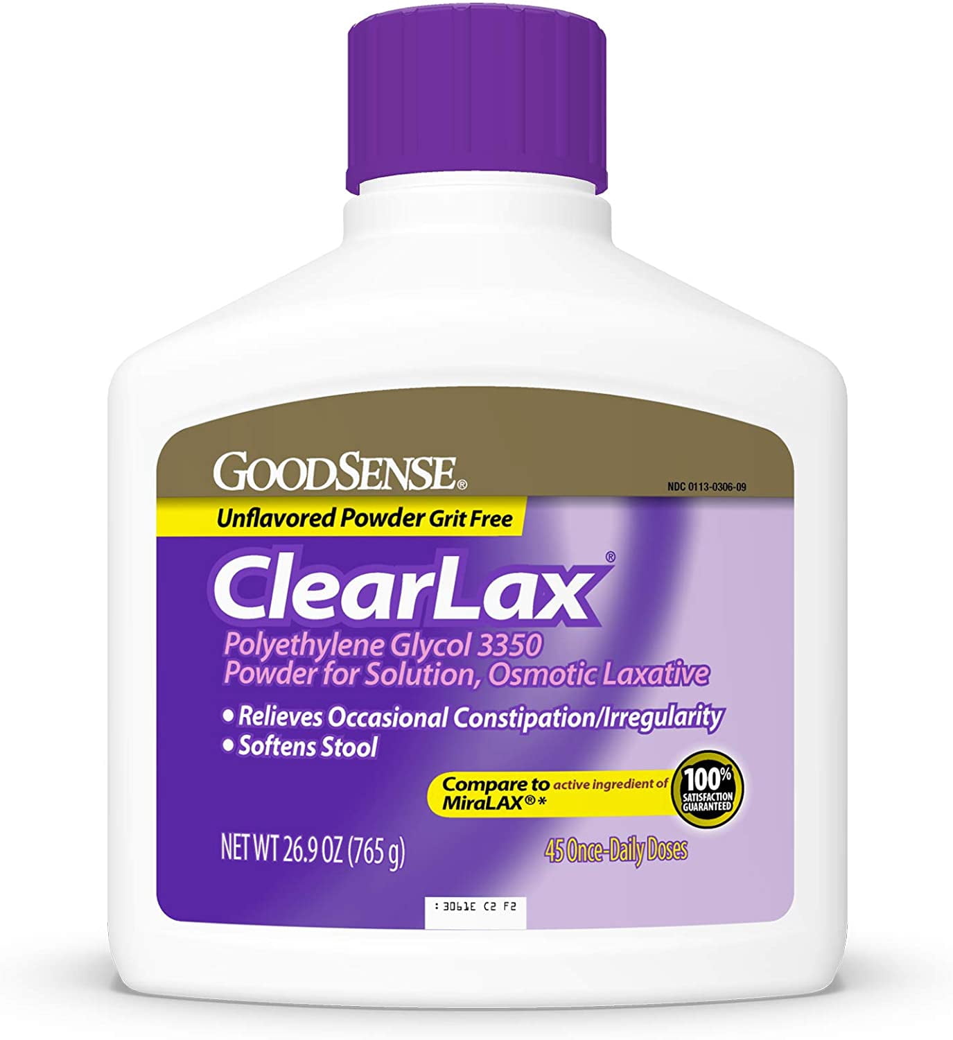 GoodSense ClearLax Polyethylene Glycol 3350 Powder For Solution