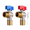 SDFGTstore Water Flows Control Valves 1/2inch Turn Angle Valves Hot ...