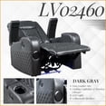 Recliners: Alair Modern Power Motion Recliner with Bluetooth, Wireless ...