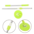 BESTYASH Detachable Mop Pole Mop Sticks Adjustable Height Plastic Green ...