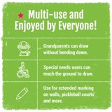 Walkie Chalk Stand Up & Draw, Kids Sidewalk Chalk Kit Toy in Tropical ...