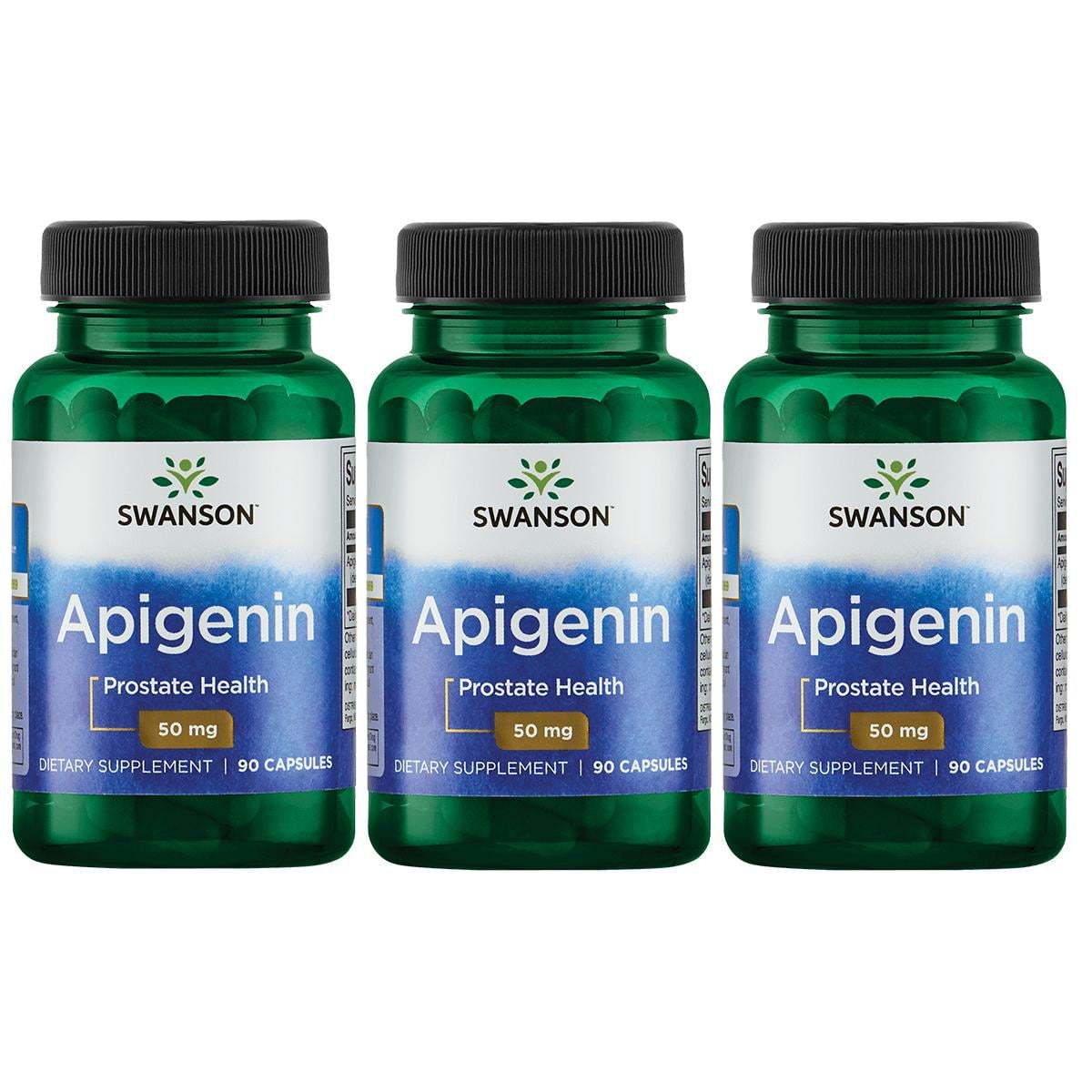 Swanson Apigenin 50 mg 90 Caps 3 Pack - Walmart.com