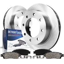 Detroit Axle - 5pc Front Brake Kit for 09-10 Dodge Ram 1500, 11-18 Ram ...