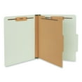 Four-Section Pressboard Classification Folders, 1 Divider, Letter Size ...