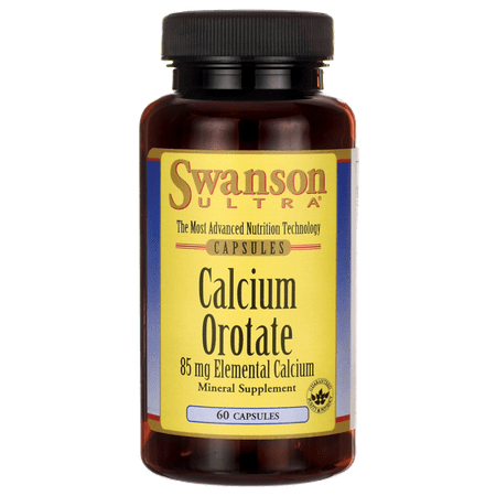 swanson calcium orotate 85 milligrams 60 capsules - Walmart.com ...