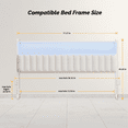 Ktaxon Headboard for King Size Bed with Pegboards Storage, Upholstered ...