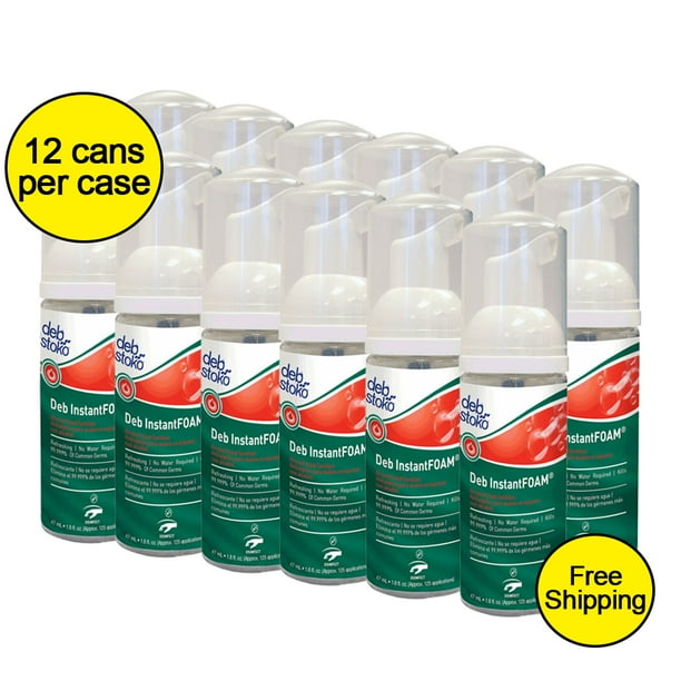Deb Stoko Instant Foaming Hand Sanitizer Pump Bottles, Alcohol-Based ...