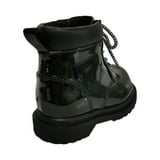 Wonder Nation Girl Combat Boot - Stylish Lace-Up Moto Boot - Walmart.com