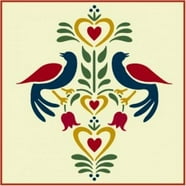 Crow Flock 1 Stencil - 4 Images Primitive Bird Stencil Raven Template Reusable Laser Cut Mylar ...