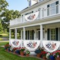 America 250 Banner | 1776–2026 Patriotic Porch Decoration | Fighter Jet ...