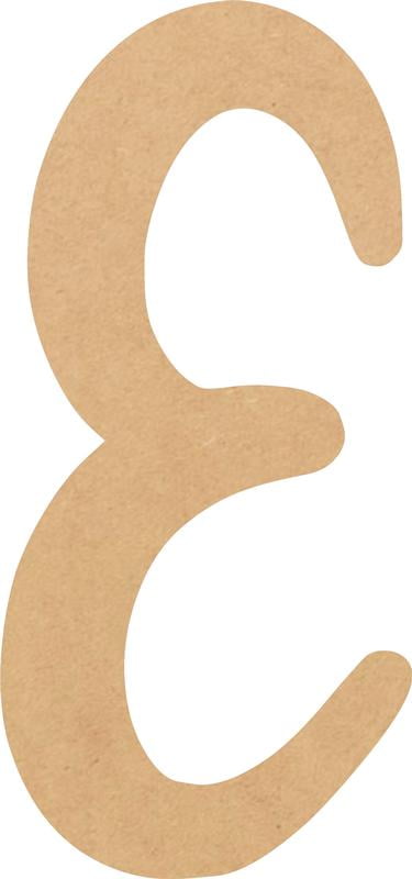 Cheap Wood MDF Letter 8'' Tall Jacklin Letters DIY E, Paintable Craft ...