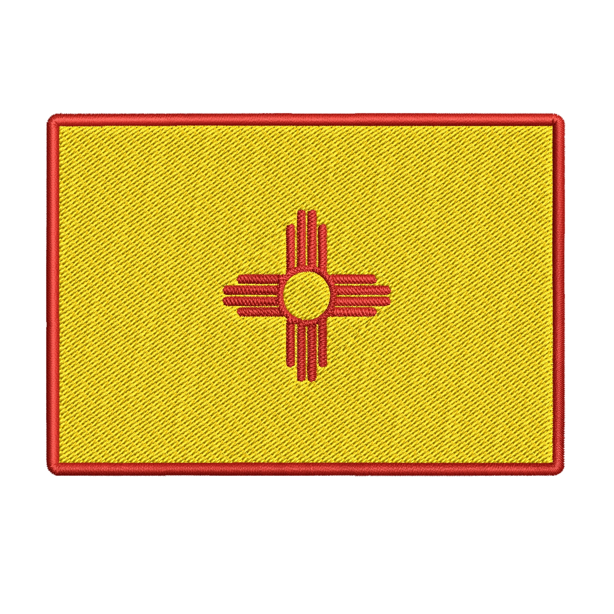 New Mexico Flag Embroidered Iron-on Patch - Walmart.com