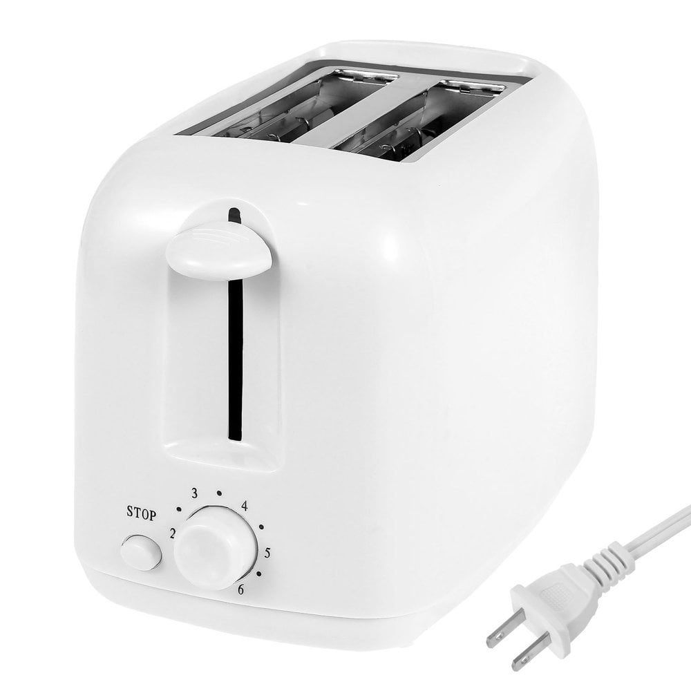 HLONK Toaster 2 Slice Bread Toaster with Double Wide Slots 6 Settings ...