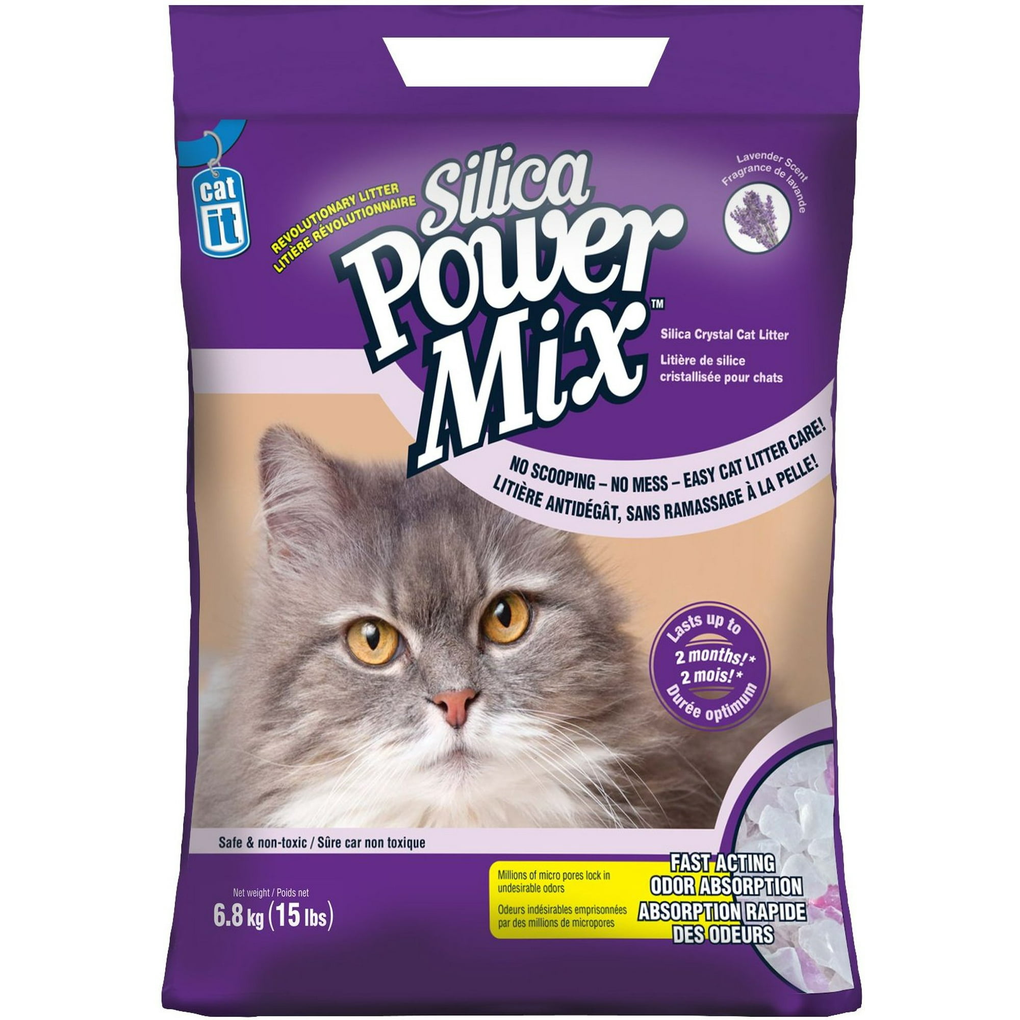 Click here for Catit Silica Power Mix Cat Litter  6.8-Kg Bag prices