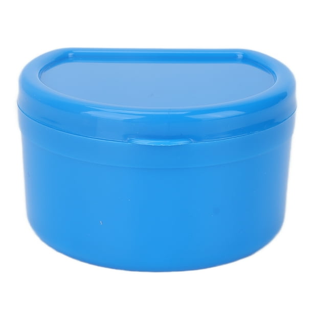Denture Case,Portable Dental Retainer Box Denture Storage Container ...