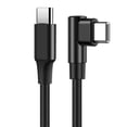 7829 90 Degree Angled USB C Cable Nylon Braided 60W Fast Charge For ...