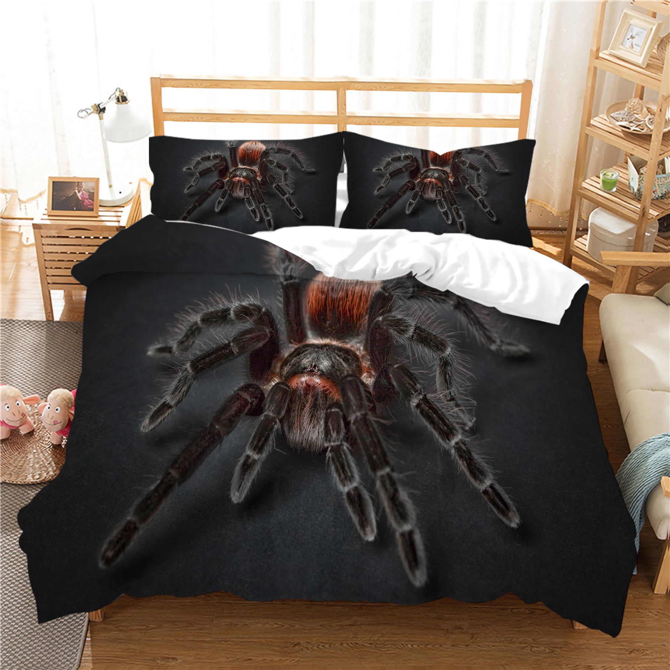 3D Spider Painting Comforter Cover Sets Cool Boy Man Duvet Cover Set ...
