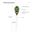 4 In 1 Soil Testers PH/Moisture/Temp/Sunlight Meter Flowers Moisture ...