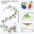 4th of July Decorations 78.7-inch Independence Day Rattan Ornament B ...